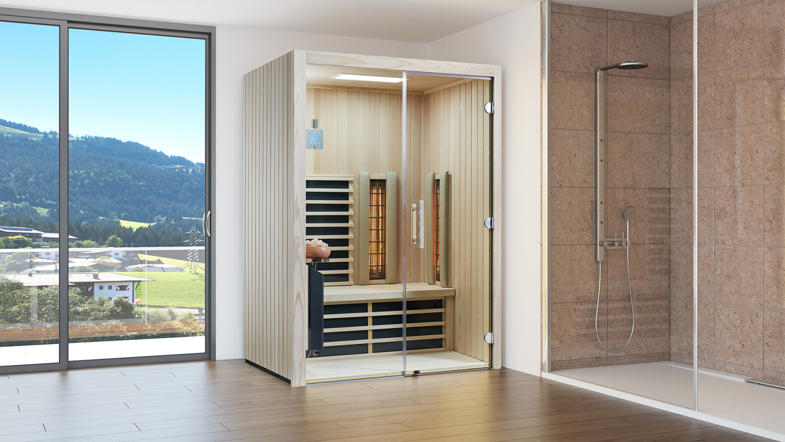 10% Spezialrabatt auf Infrarotkabinen von TPI - Ging Saunabau AG Schweiz